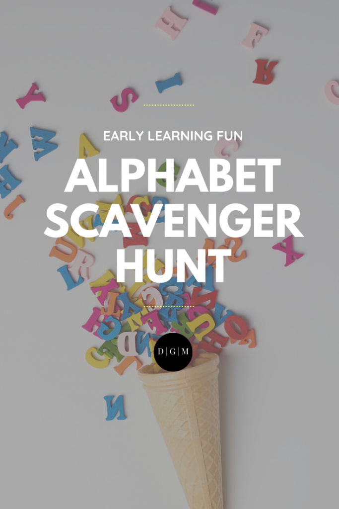 A FREE + Fun Alphabet Scavenger Hunt for Toddlers - Damn Good Mom