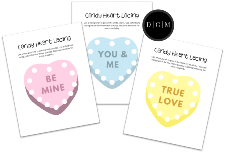 Valentine's Day Printables for Early Learners - Damn Good Mom