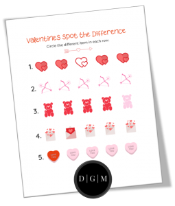 Valentine's Day Printables for Early Learners - Damn Good Mom