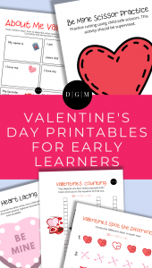 Valentine's Day Printables for Early Learners - Damn Good Mom